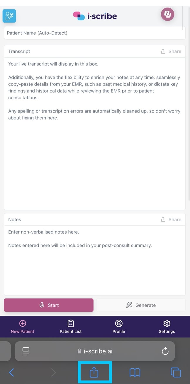 How to install i-scribe on your mobile device
